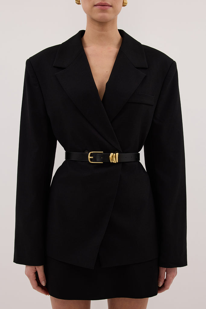 BRIE LEON ORGANICA BELT BLACK GOLD | Dissh