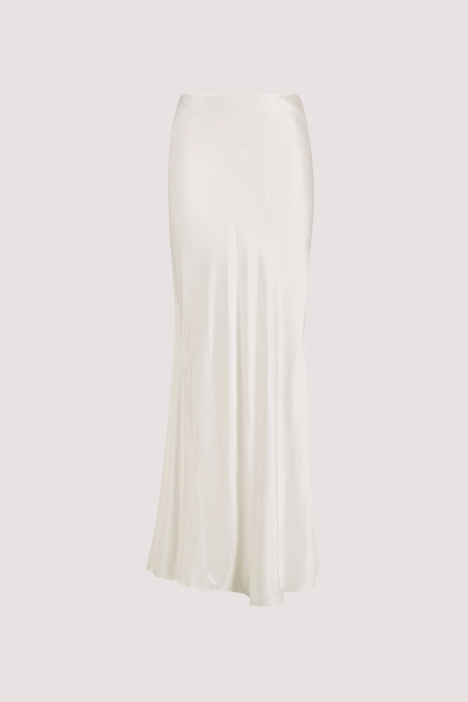 CHARLI WHITE SATIN MAXI SKIRT – DISSH