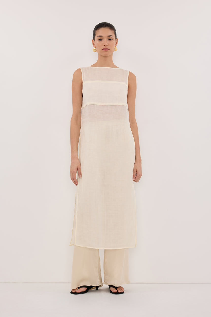KAI STRAW RAMIE TUNIC TOP – DISSH