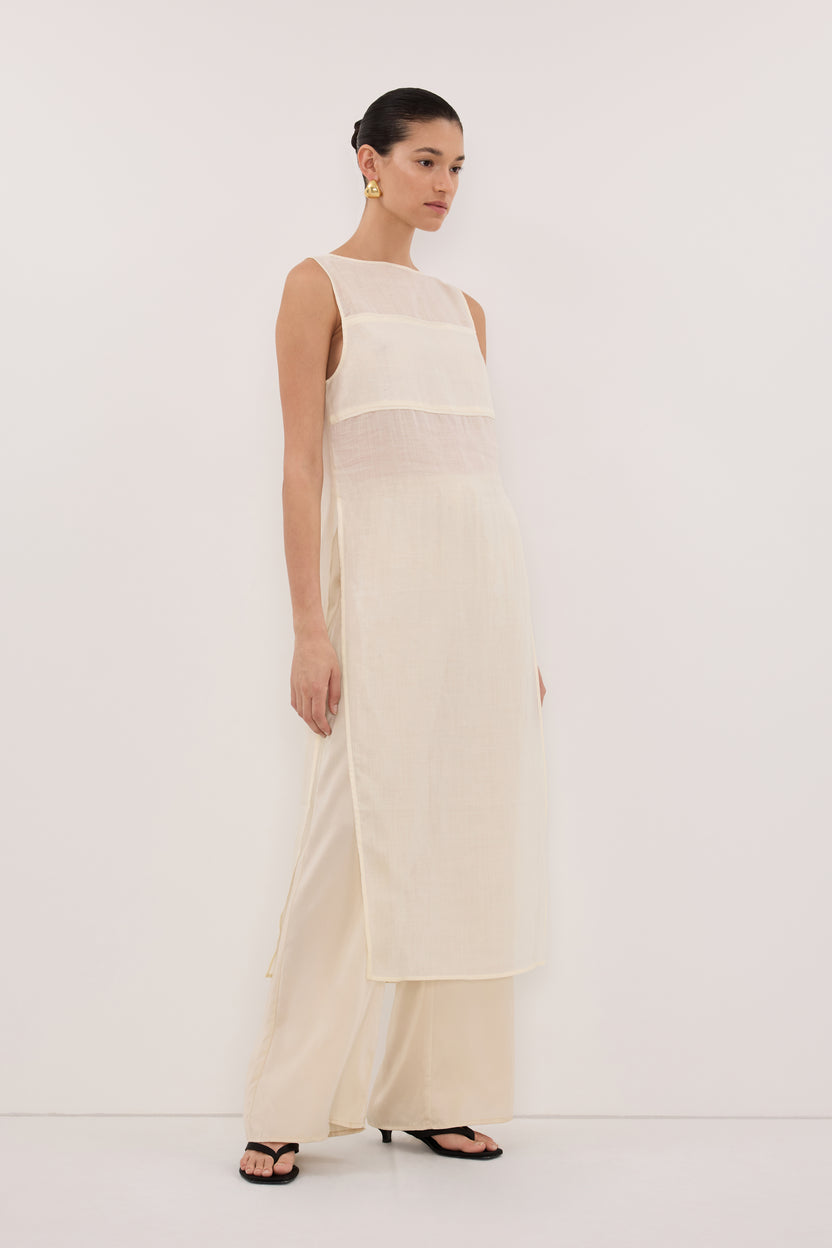 KAI STRAW RAMIE TUNIC TOP – DISSH