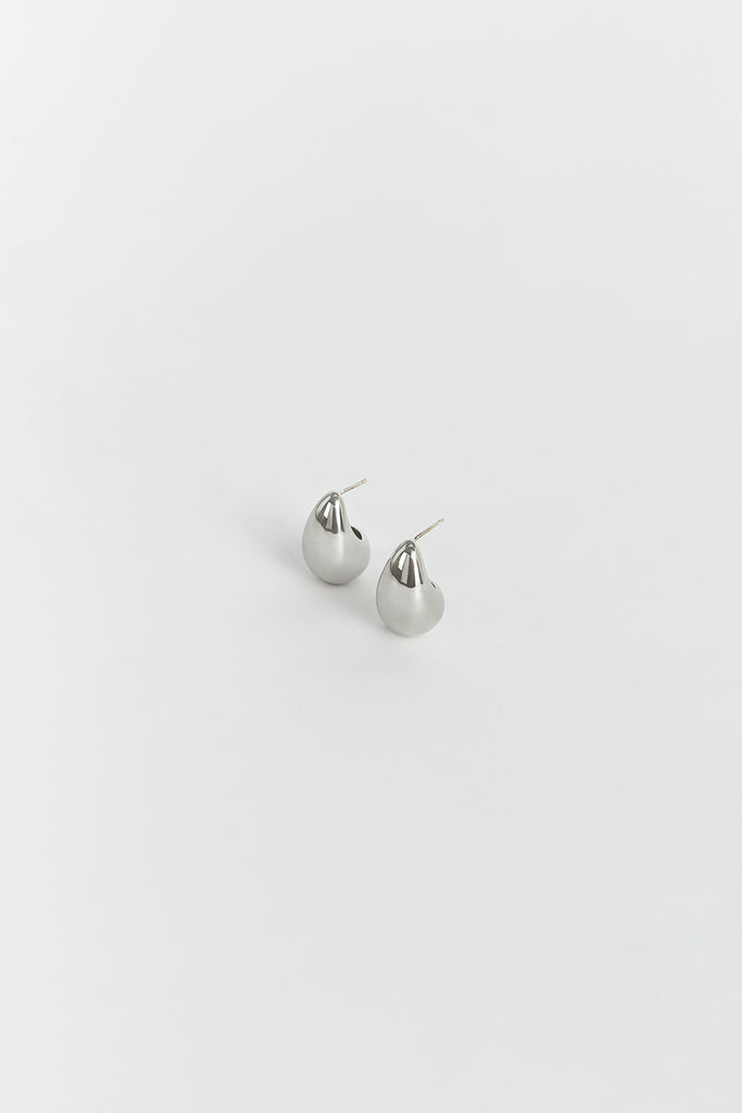 PORTER BABY BLOB SILVER EARRINGS | Dissh