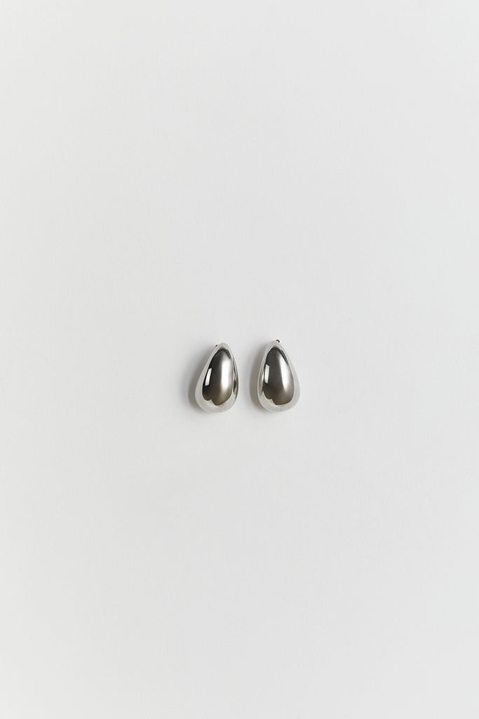 PORTER BABY BLOB SILVER EARRINGS | Dissh