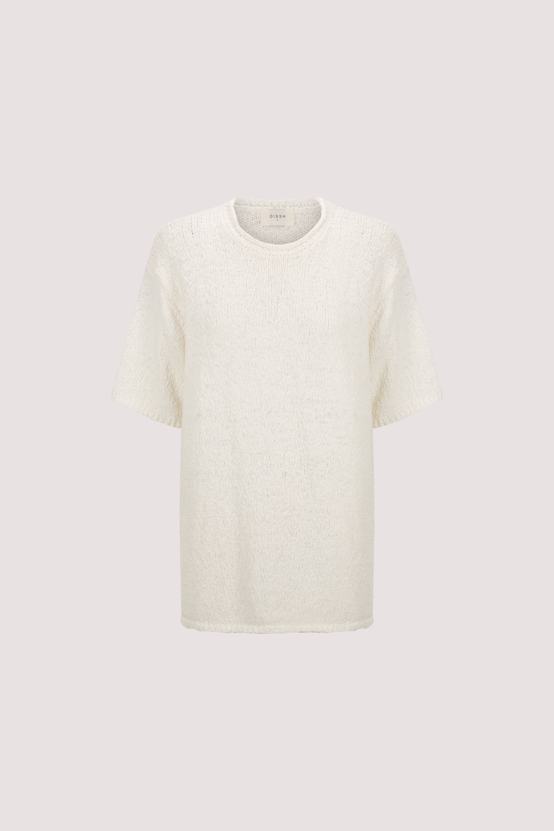 SUE OFF WHITE KNIT TEE – DISSH