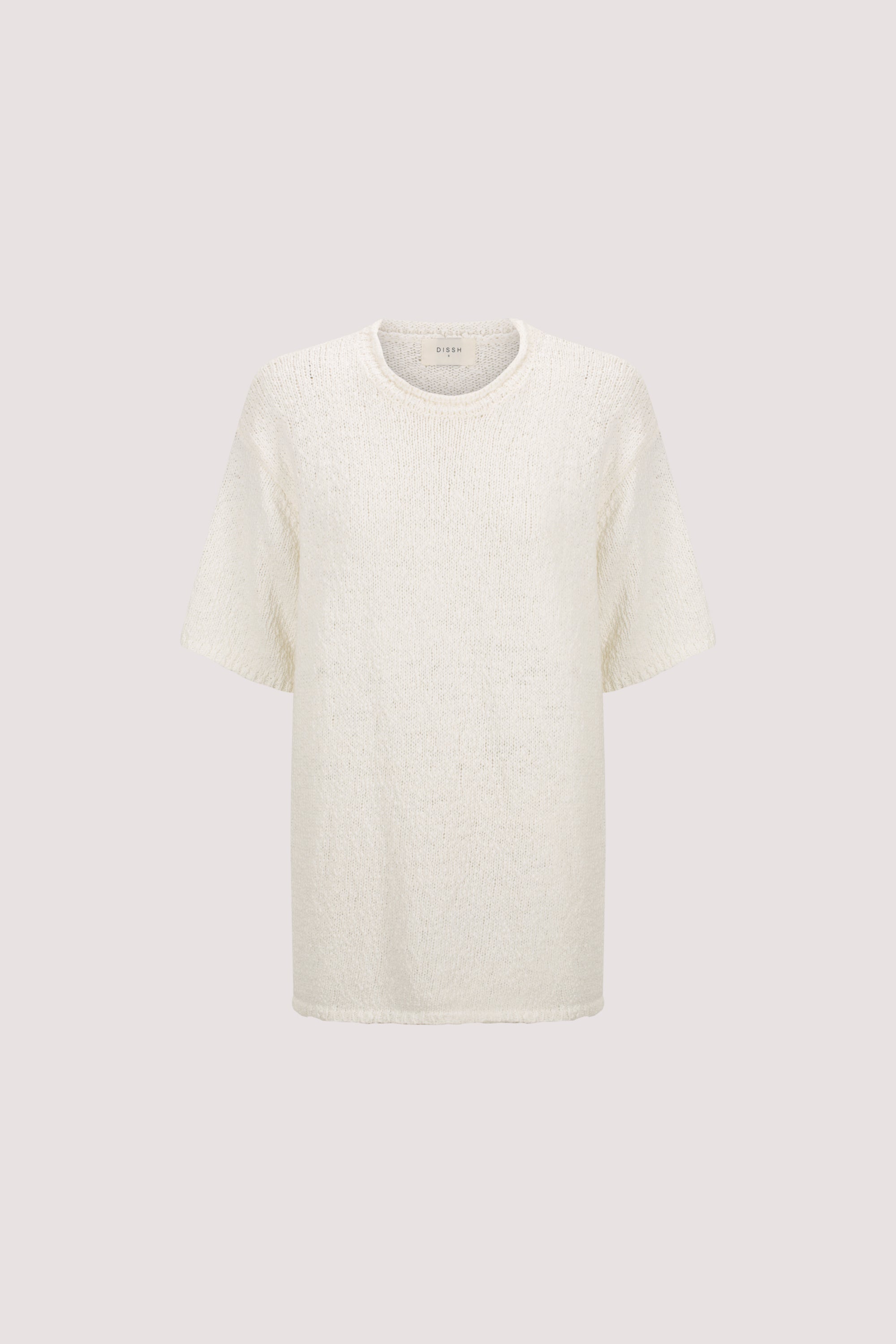 SUE OFF WHITE KNIT TEE – DISSH
