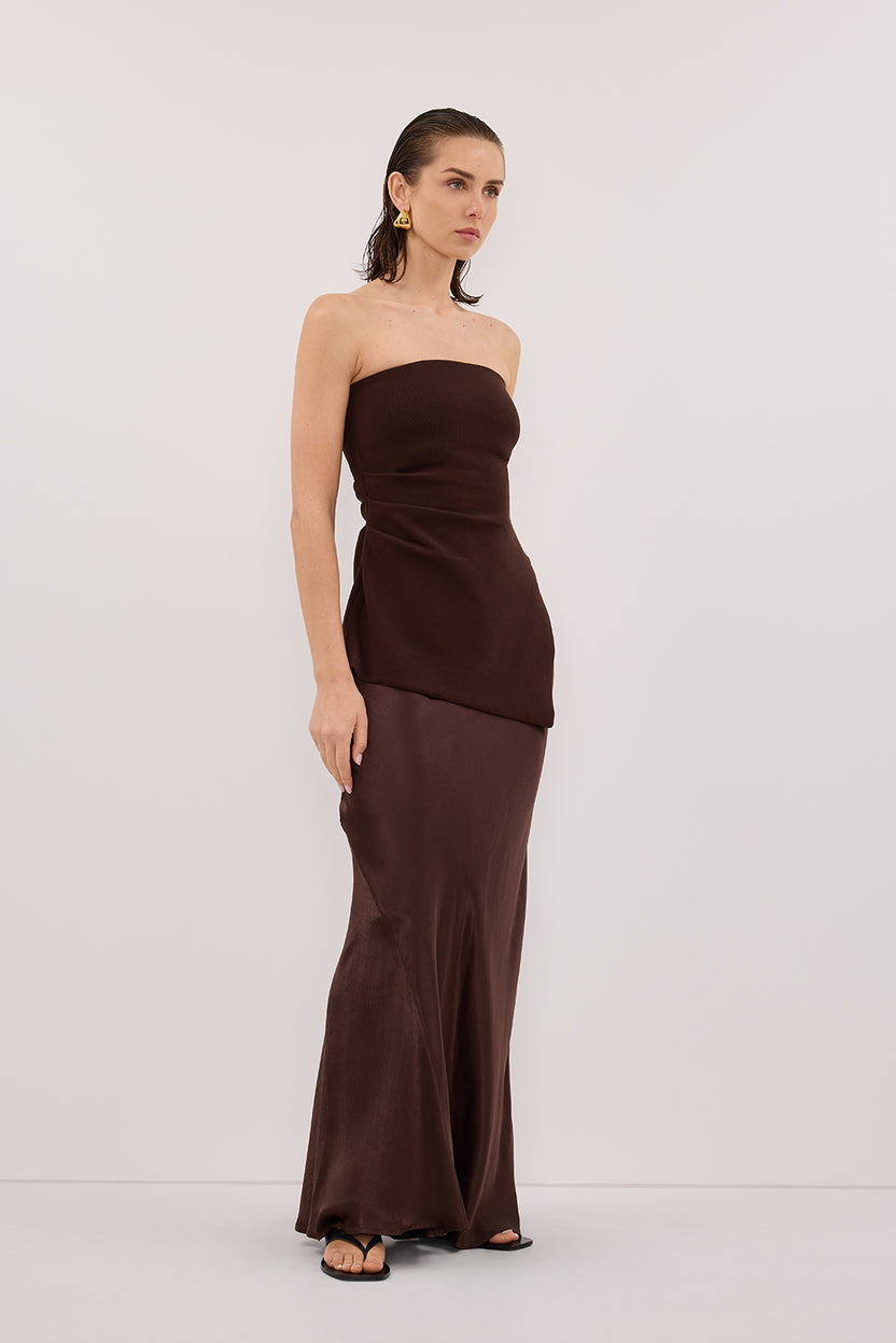 LUKE CHOC LONGLINE BANDEAU TOP – DISSH